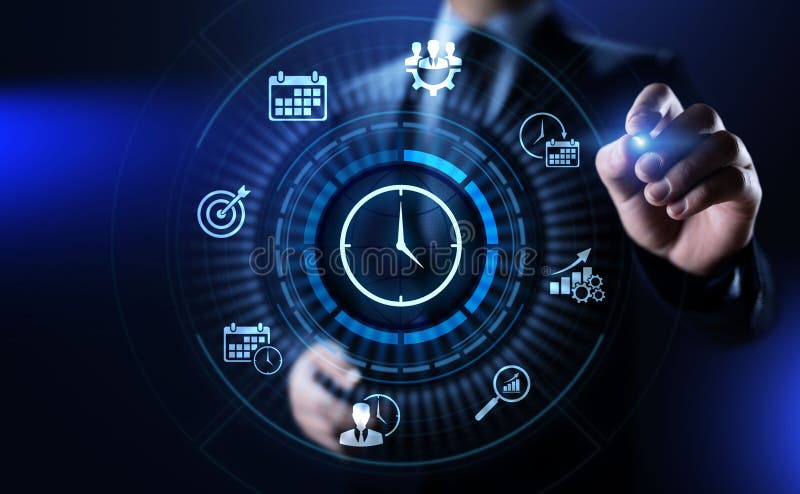 Time Management Project Planning Business Internet Technology Concept ...