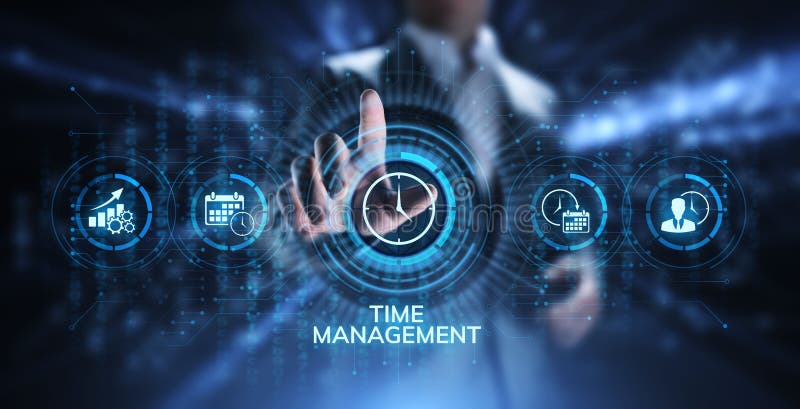 Time Management Project Planning Business Internet Technology Concept ...