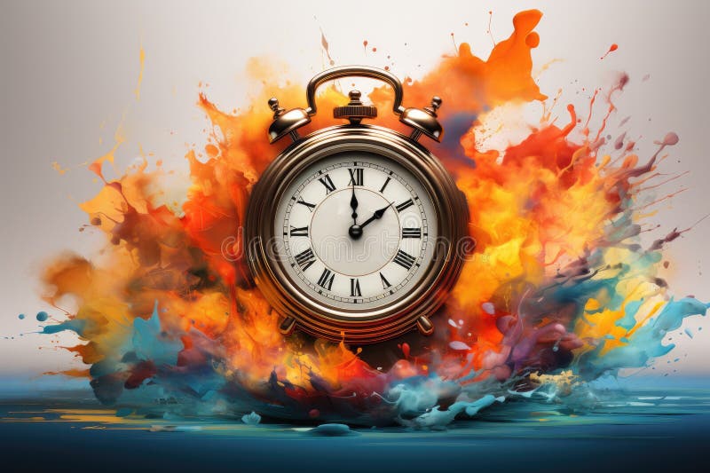 Time Management, Reminder and Schedule Concept. Generative AI Stock ...