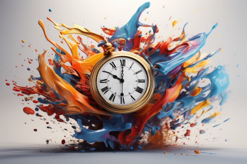 Time Management, Reminder and Schedule Concept. Generative AI Stock ...