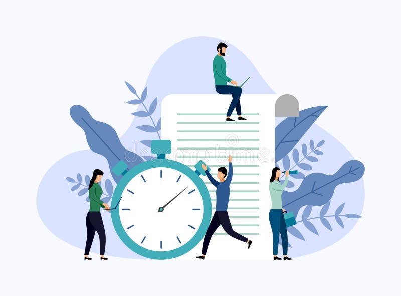 Time Management, Schedule Concept or Planner Stock Vector ... Time Management, Schedule Concept or Planner Stock Vector ...