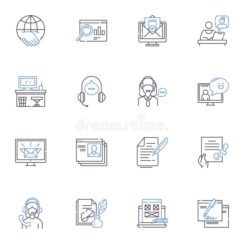Time Management Line Icons Collection. Goal Setting, Task Scheduling ... Time Management Line Icons Collection. Goal Setting, Task Scheduling ...