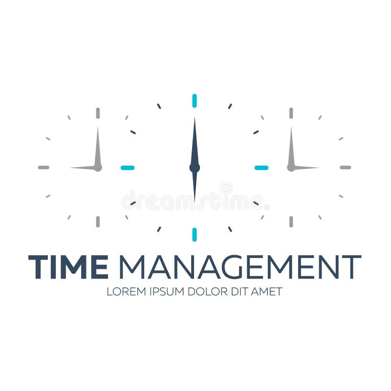 Time management logo stock vector. Illustration of hurry - 97659372