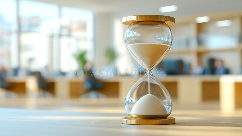 Time Management Tool Displayed on a Desk in a Modern Office Setting ...