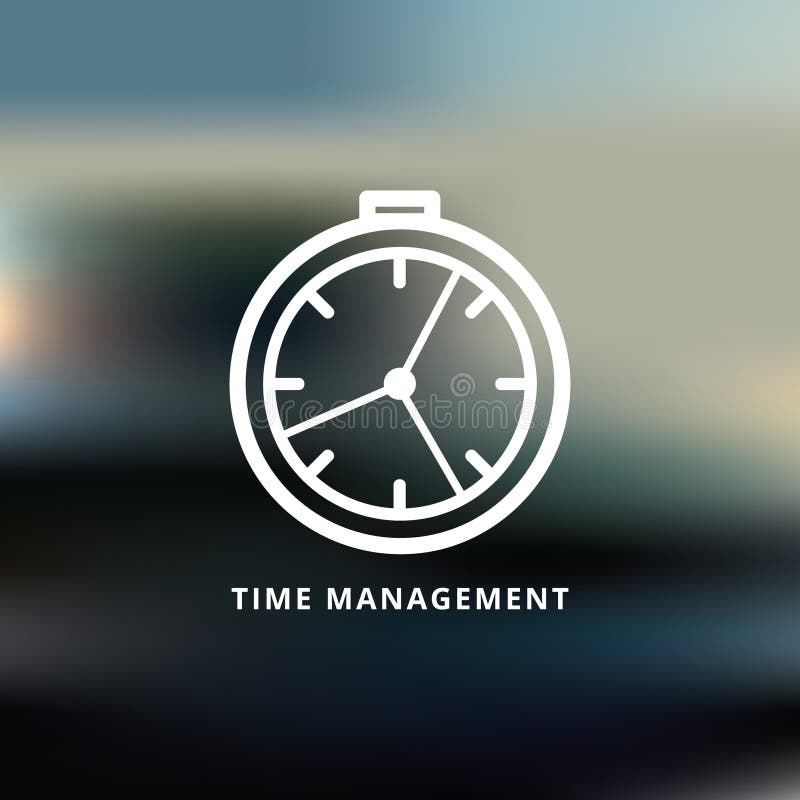 Time Management. Vector Illustration Decorative Design Stock Vector ...