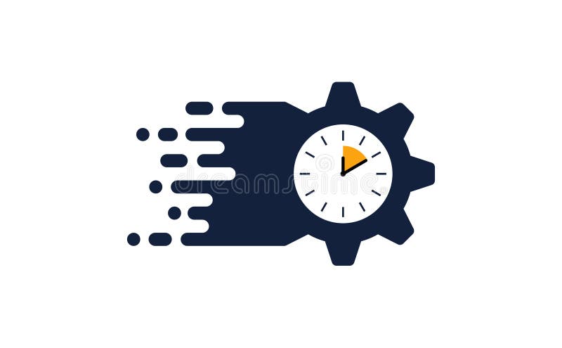 Time Management Watch Work Speed Running Background Stock Vector ...