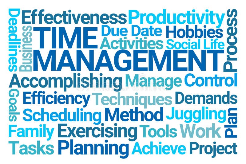 Project Management Word Cloud Stock Illustration - Illustration of ...