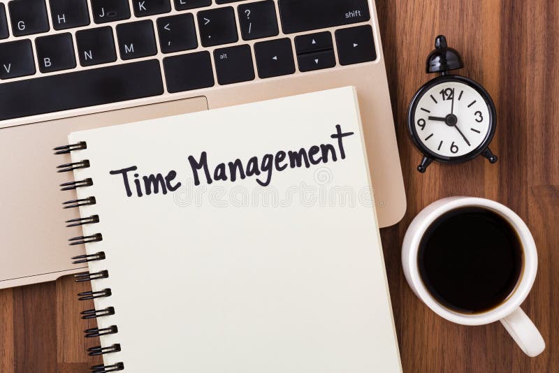 Time Management with List on Notebook Stock Image - Image of organize ...