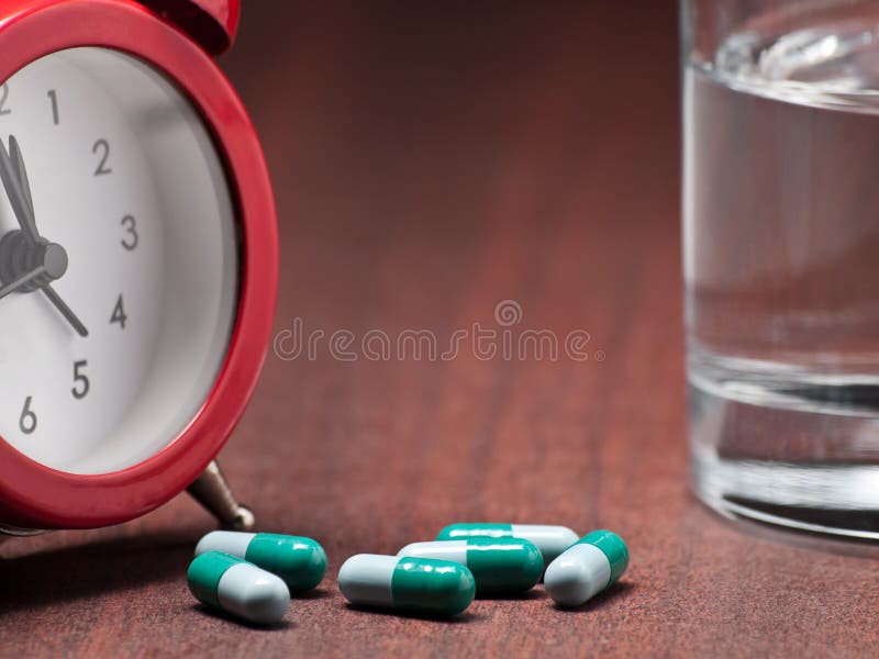Time for the medicine stock image. Image of closeup, medicine - 24758855