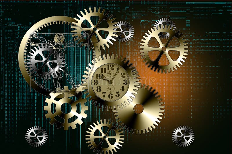 Time Intelligence Thinking stock illustration. Illustration of time ...