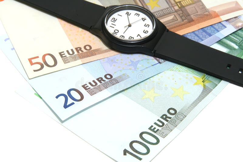 Time is money stock photo. Image of bank, cash, change - 10664230