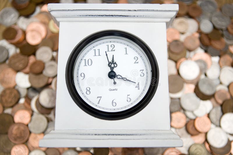 Time is money stock photo. Image of watch, clock, concept - 11890224