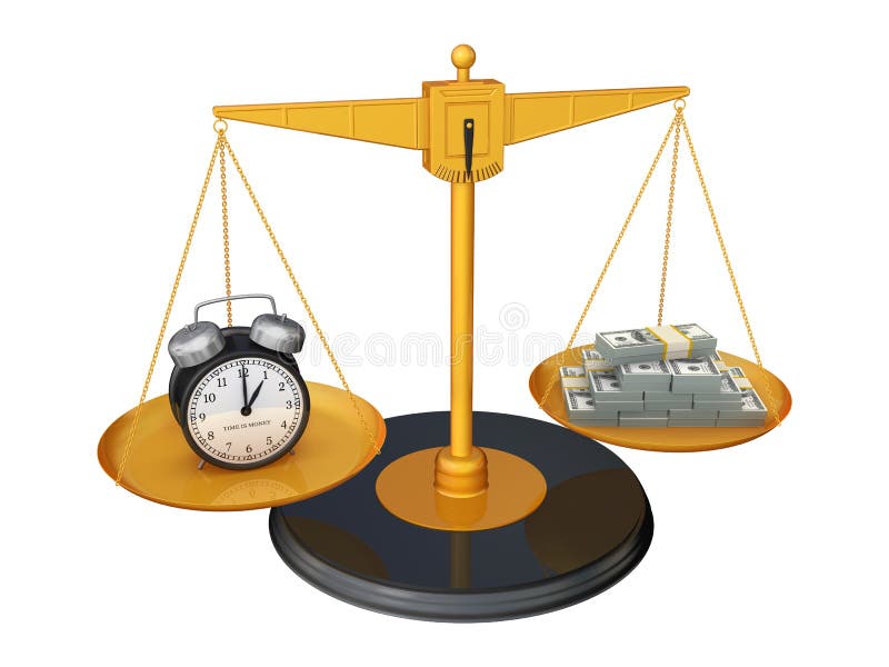 Spend Now Vs Save for Later Balance Budget Money Stock Illustration ...
