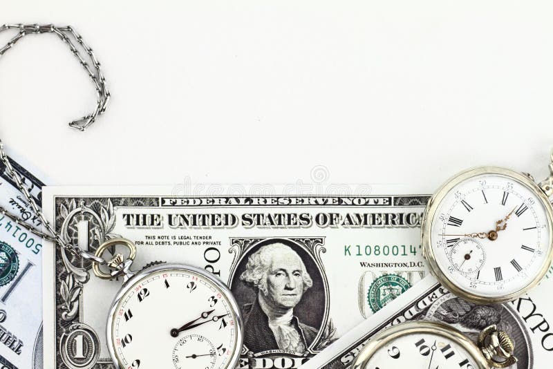 Time is money stock image. Image of hour, minute, financial - 20842569