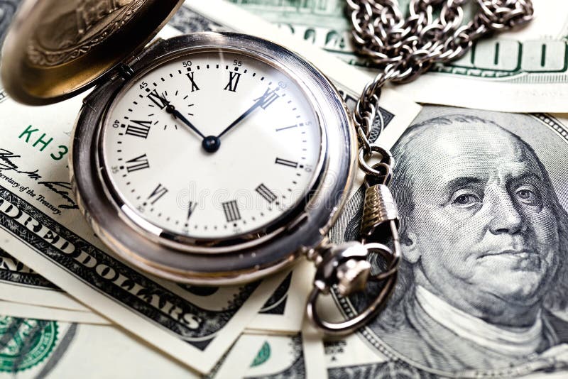 Time Money Business Management Dollars Stock Photo - Image of earning ...