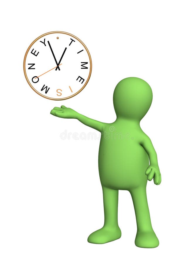 Stickman Time Management Deadline Appointment Stock Vector ...