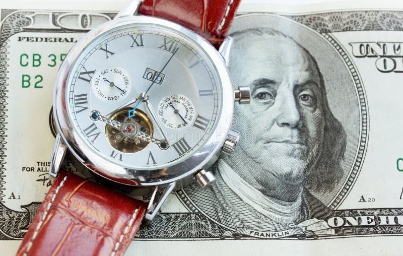 Time is money stock photo. Image of macro, face, minute - 39127684