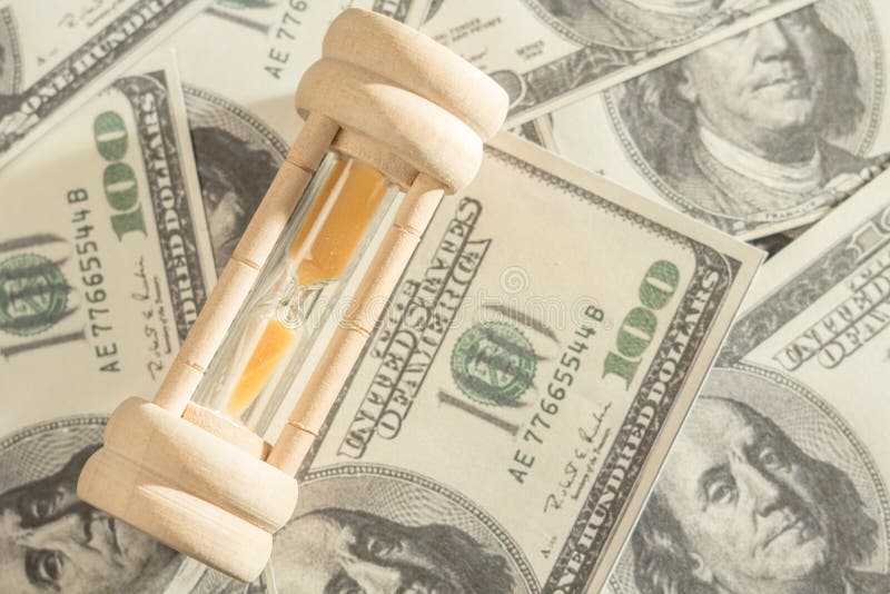 Time is money stock photo. Image of dollar, time, banknote - 33941358