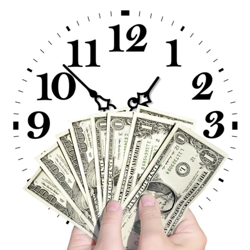 Business Time Money Watch Dollar Management Stock Image - Image of bank ...