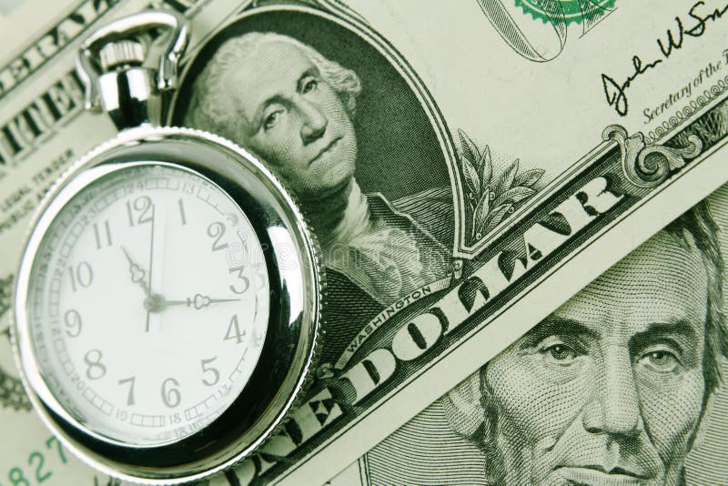 Time is money stock image. Image of closeup, metaphorical - 44210255