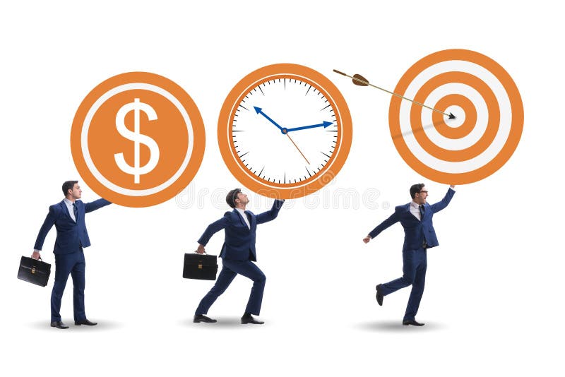 Time is Money Concept with Aims Stock Photo - Image of priorities ...