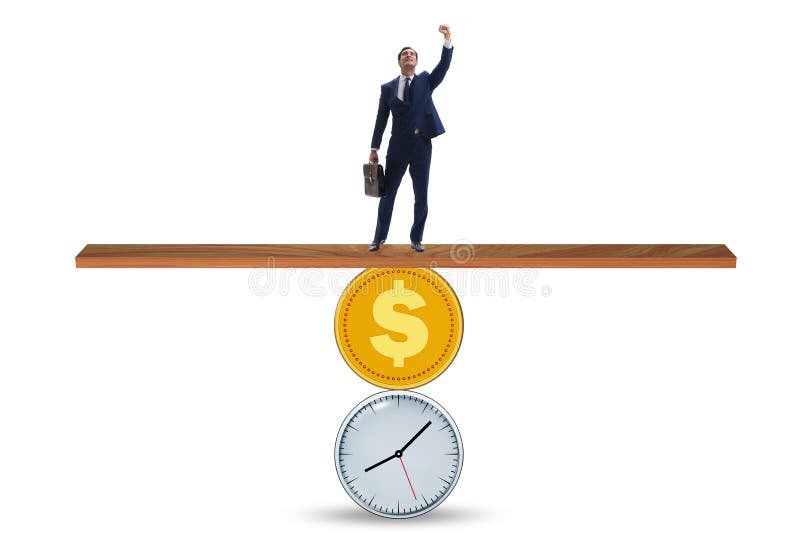 Time is Money Concept with Clock and Dollar Stock Photo - Image of hour ...