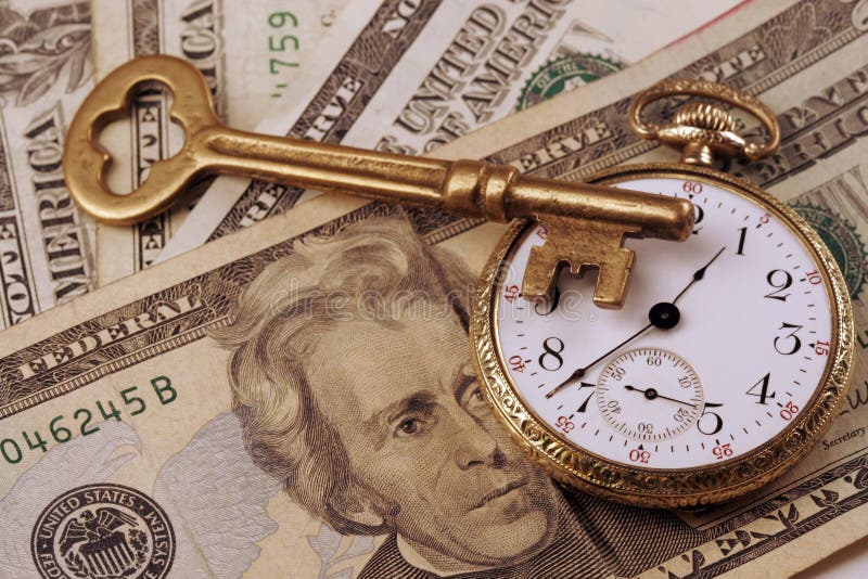 Time and Money Concept Image Stock Photo - Image of dollar, concept: 978674
