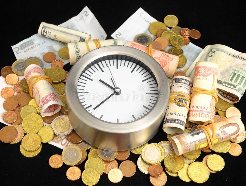 Time is Money Concept stock image. Image of money, investment - 243425761
