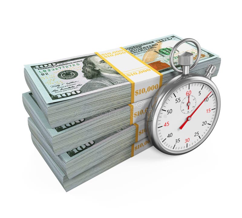 Time is Money Illustration stock illustration. Illustration of concept ...