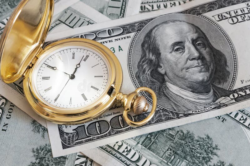 Time is money stock photo. Image of money, value, american - 39349148