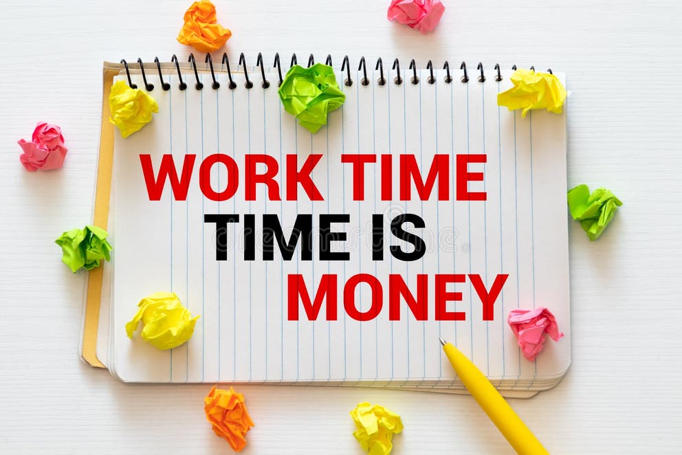 Time is money stock photo. Image of minute, work, efficiency - 213324636