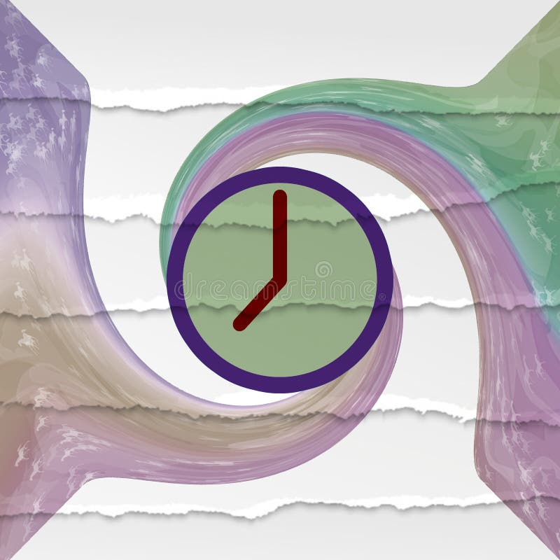 Time is Moving and Curve Background Stock Illustration - Illustration ...