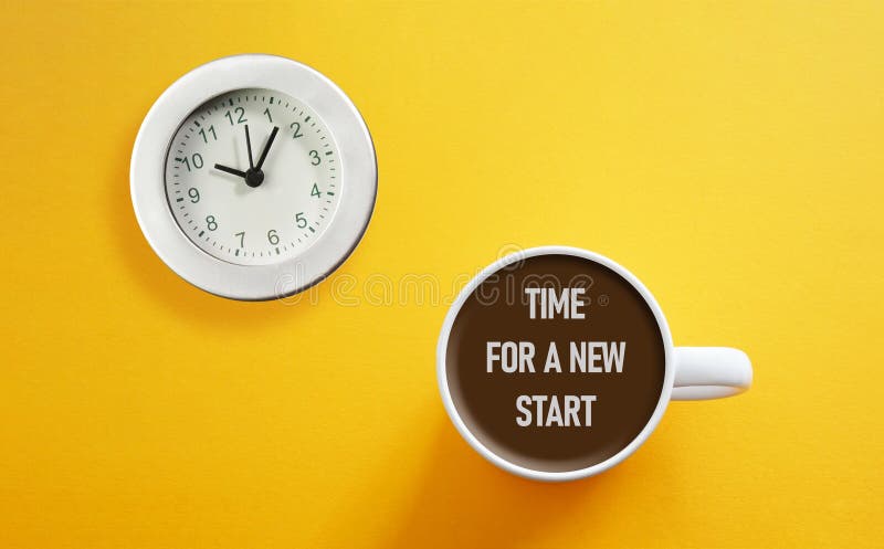 Time for a New Start with Motivational Skills and Leadership Concept ...