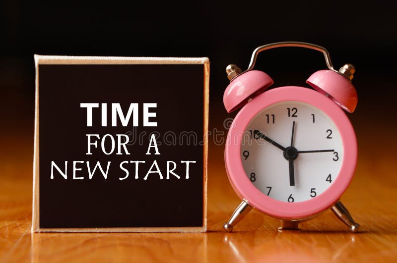Time for a new start. stock photo. Image of available - 178090692