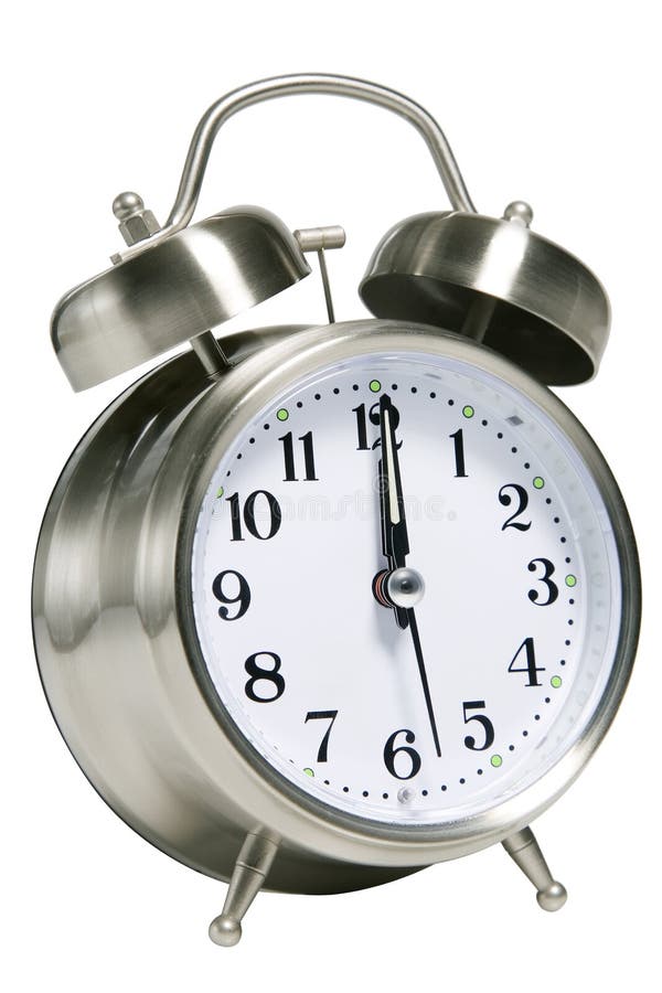 Time is Now stock image. Image of bell, midnight, timepiece - 4862777