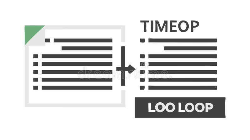 Time Operation and Loop in Programming Icon, Vector Design Generative AI Stock Vector ...