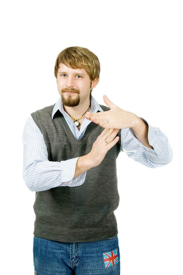 Time-out stock image. Image of smile, confident, halt - 1577781