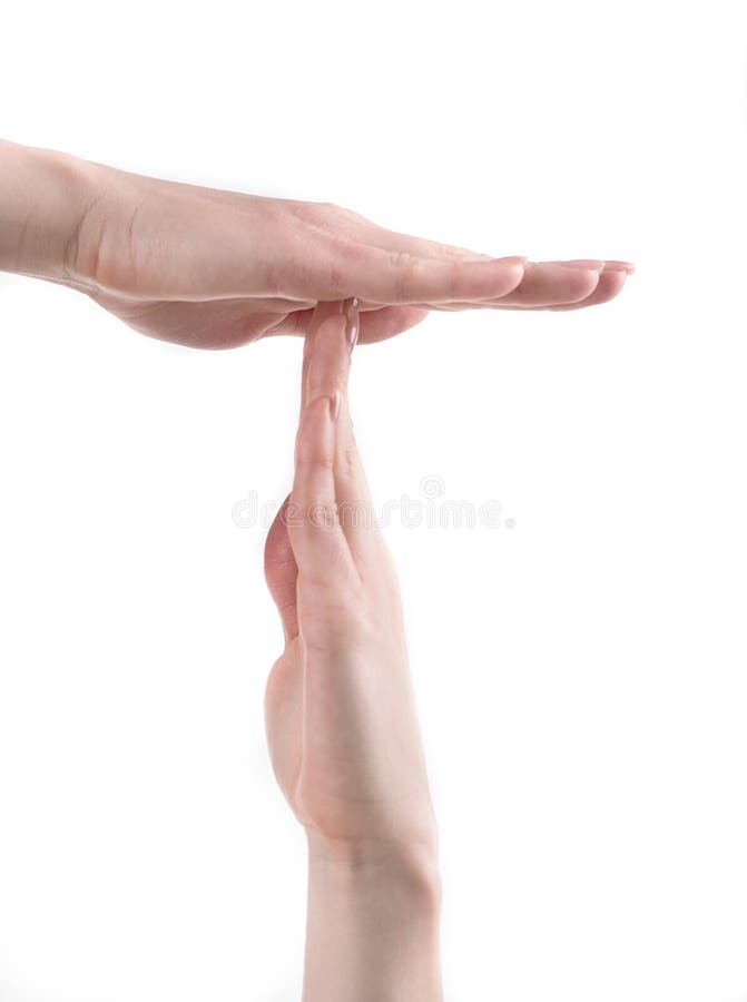 Referee Woman Very Close Time Out Stock Image - Image of blow, pretty ...