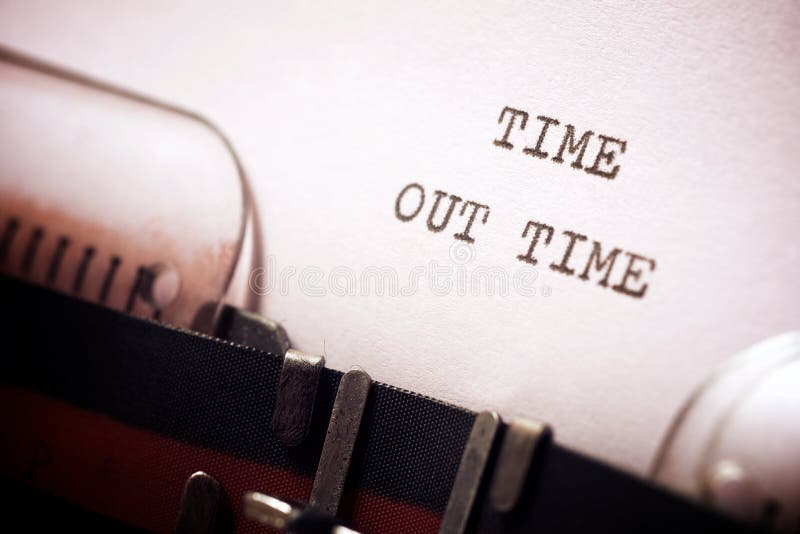 Time out time phrase stock image. Image of phrase, boring - 204211909