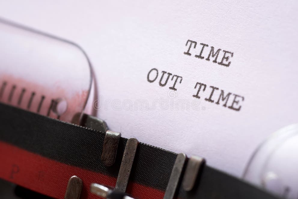 Time out time phrase stock image. Image of idea, phrase - 204211923