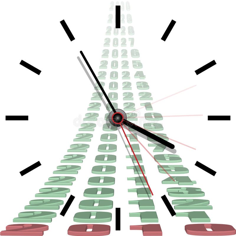 Time passing stock vector. Illustration of days, seconds - 15783107