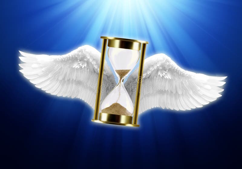 Time Passing concept stock illustration. Illustration of blue - 34680818