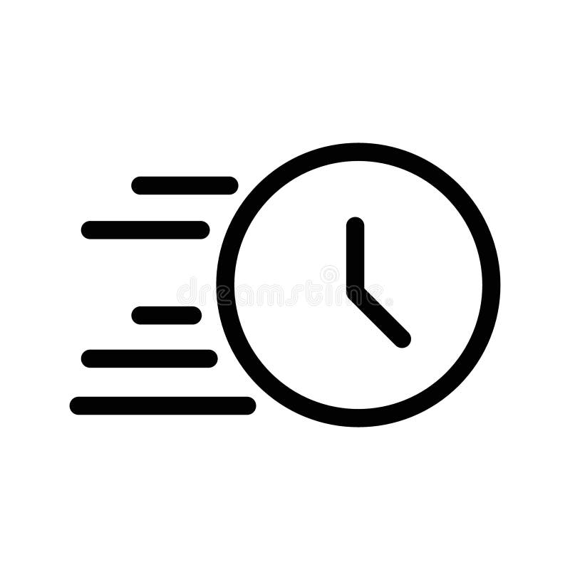 Time Passing Icon Design in Filled and Outlined Style Stock Vector ...