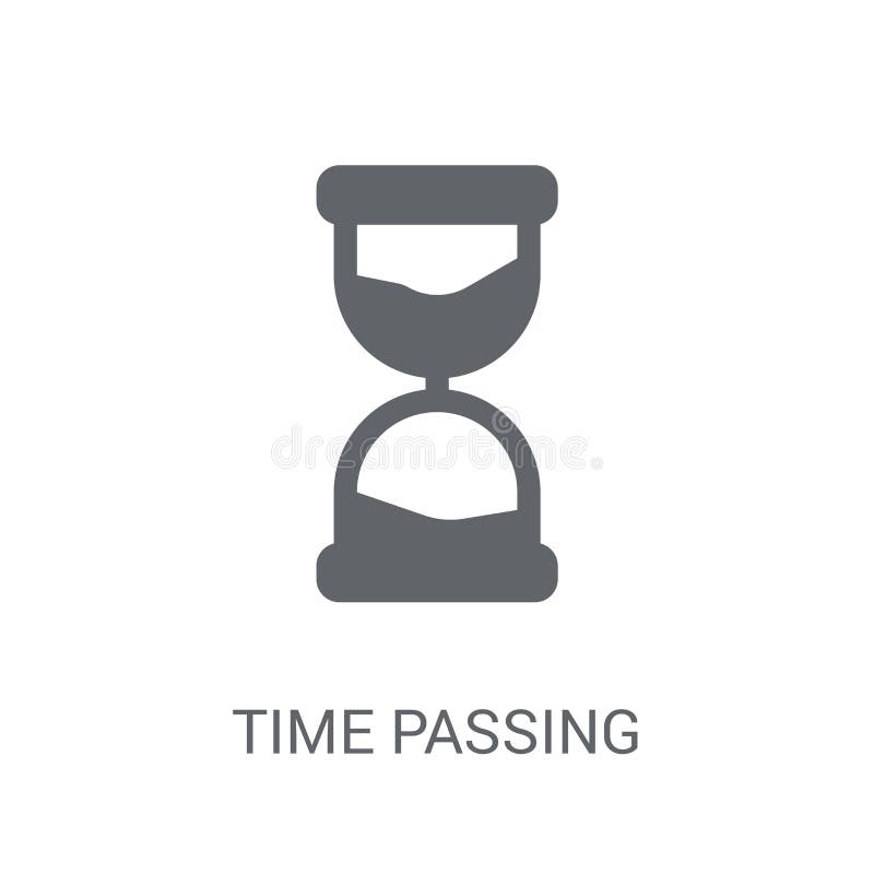 Time Passing Icon. Trendy Time Passing Logo Concept on White Background ...