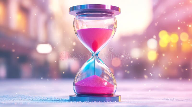 Time Passing is Symbolized by a Holographic Hourglass with a Minimalist ...