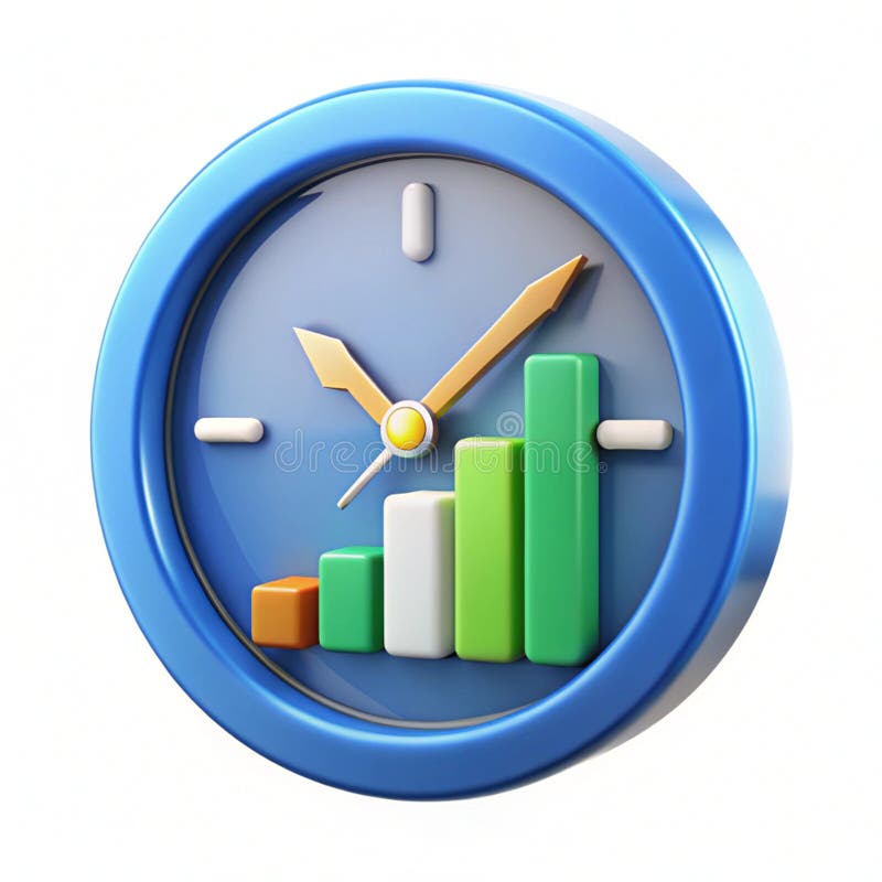 Time performance 3D icon stock illustration. Illustration of stopwatch ...