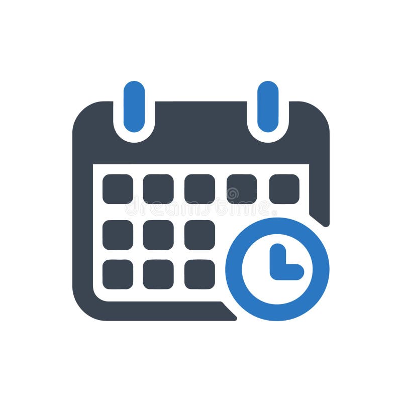 Time Planner Icon stock vector. Illustration of symbol - 361529291