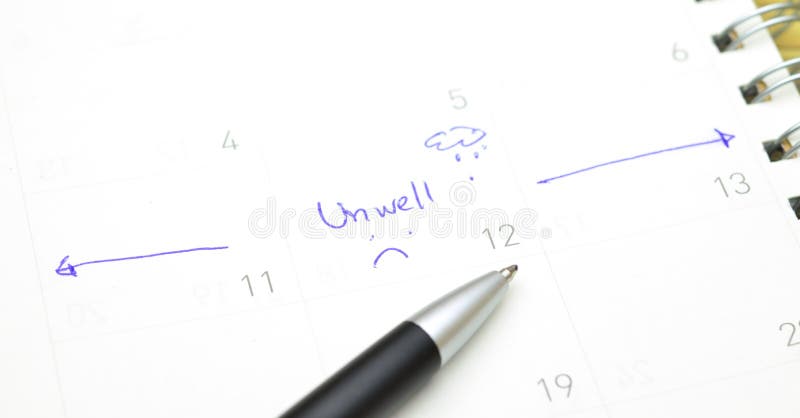 Time planner with pen stock photo. Image of plan, event - 43307348