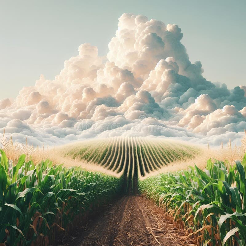 The Time of Plenty is Coming Stock Image - Image of cornfield, plenty ...