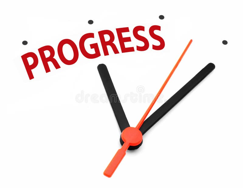 Time for progress stock image. Image of time, success - 26892795